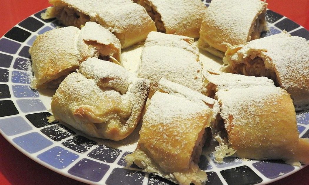 Bleskový jablečný štrúdl - recept | Naše zahrada